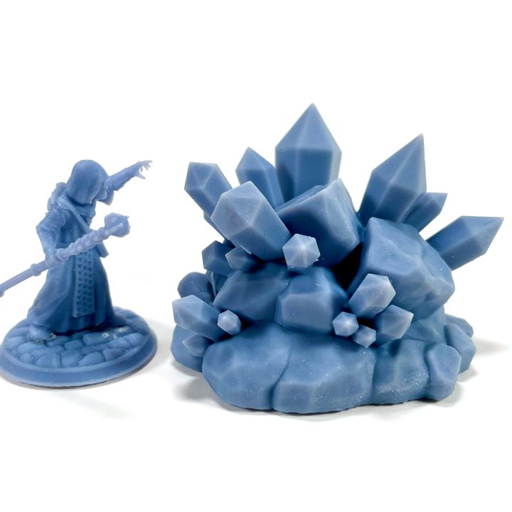 3D Printable Crystal Clusters by Custom Miniature Maker