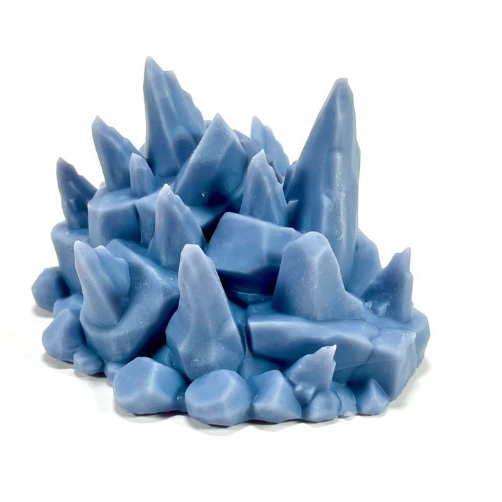 3D Printable Crystal Clusters by Custom Miniature Maker