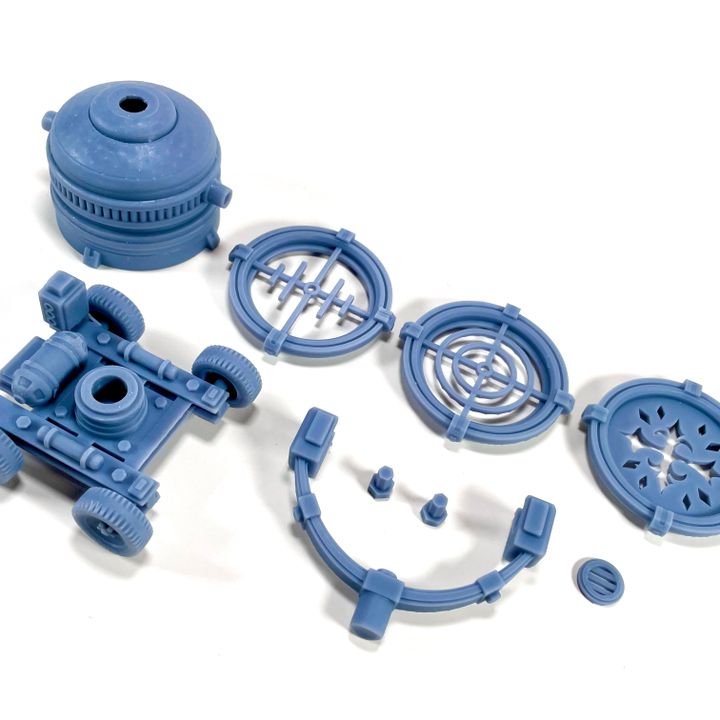 3D Printable Sentinel Searchlight by Custom Miniature Maker