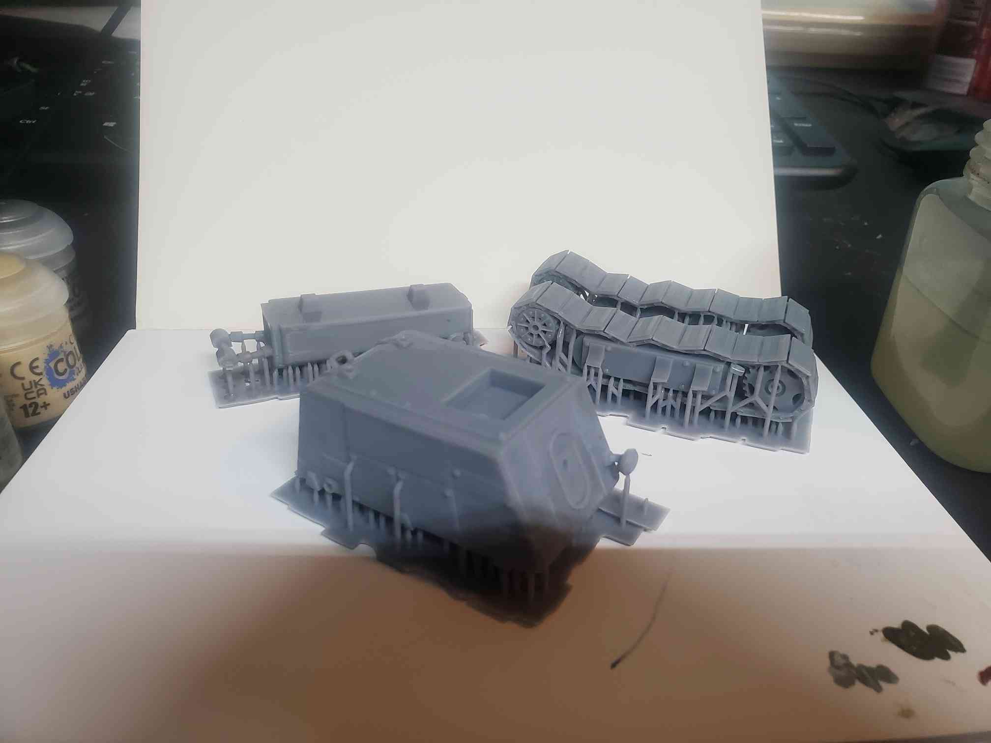 3D Printable Gwynt Aerfen Combat Tractor by Josh Qualtieri