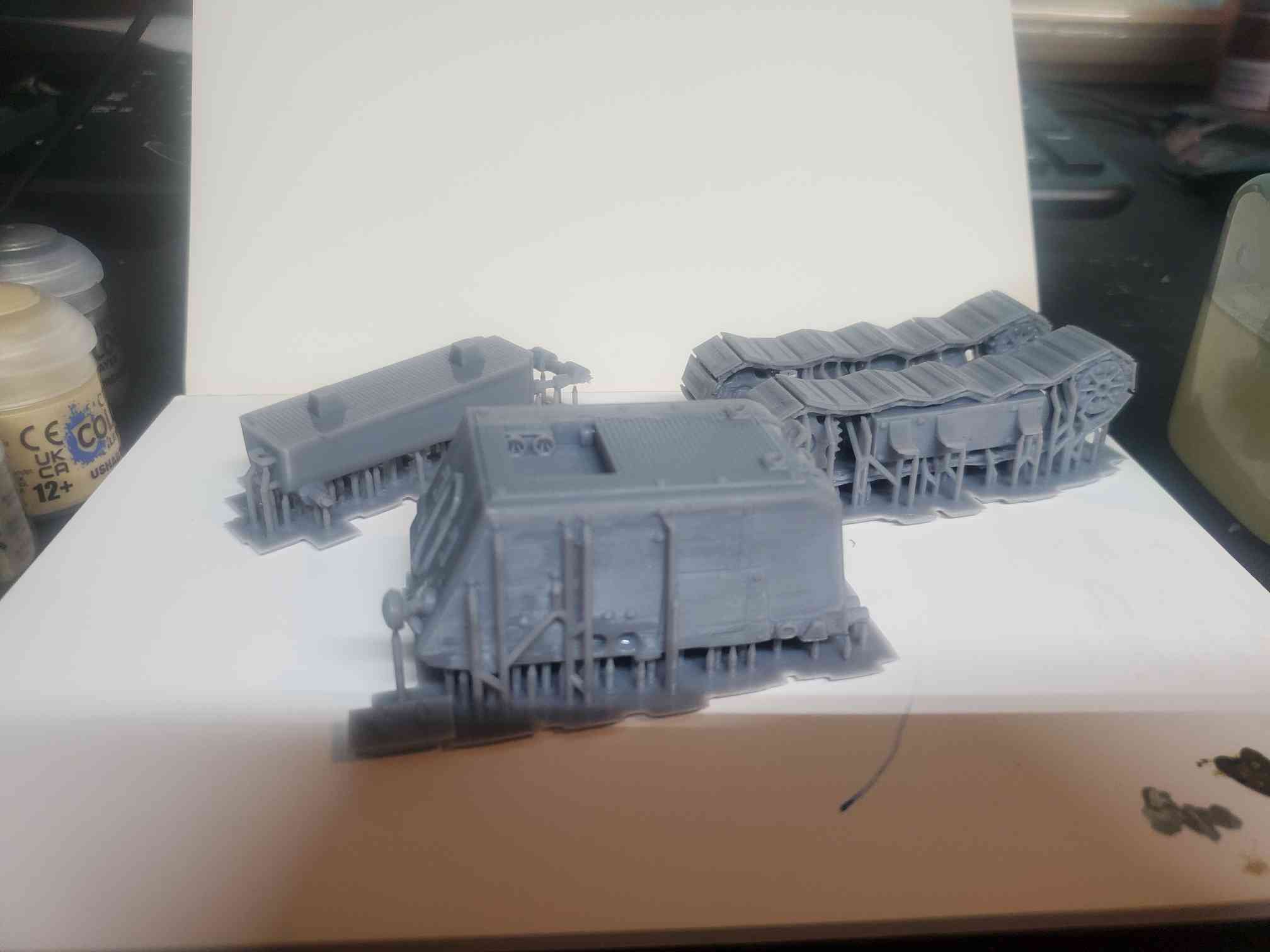 3D Printable Gwynt Aerfen Combat Tractor by Josh Qualtieri