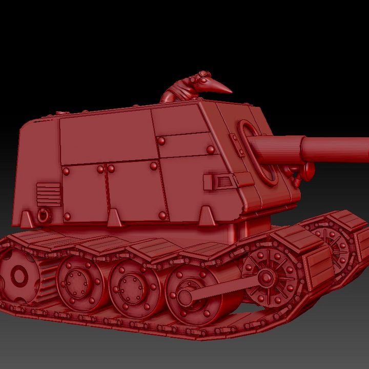 3D Printable Gwynt Aerfen Combat Tractor by Josh Qualtieri