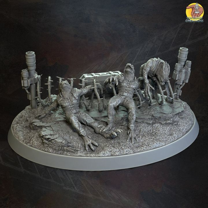 3D Printable Prisoner Corpse Pile by SolGood Creations