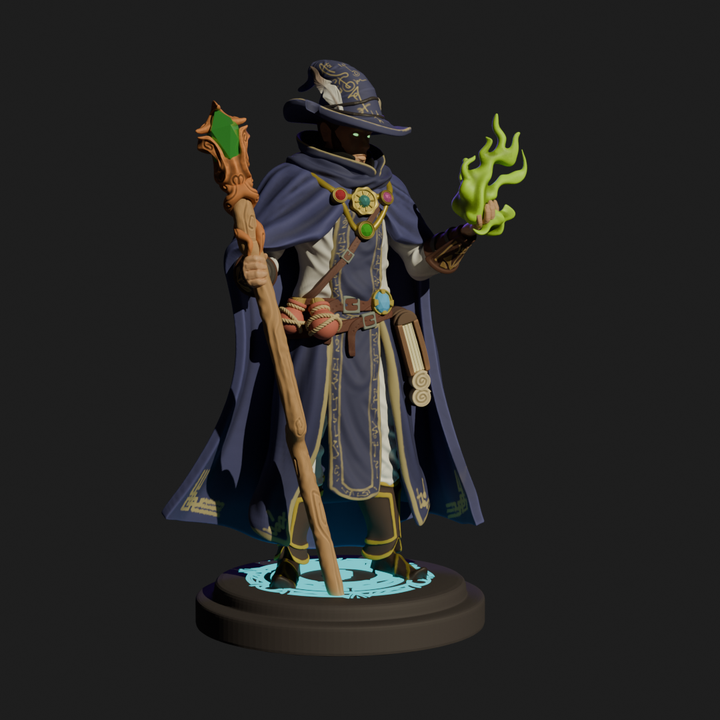 3D Printable Human male Wizard by Tenda Orc Studio