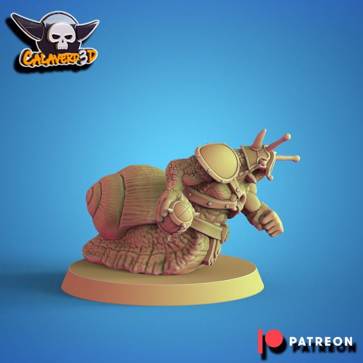 3D Printable Battle Snails Team - Sep 2024 by Calaverd3D