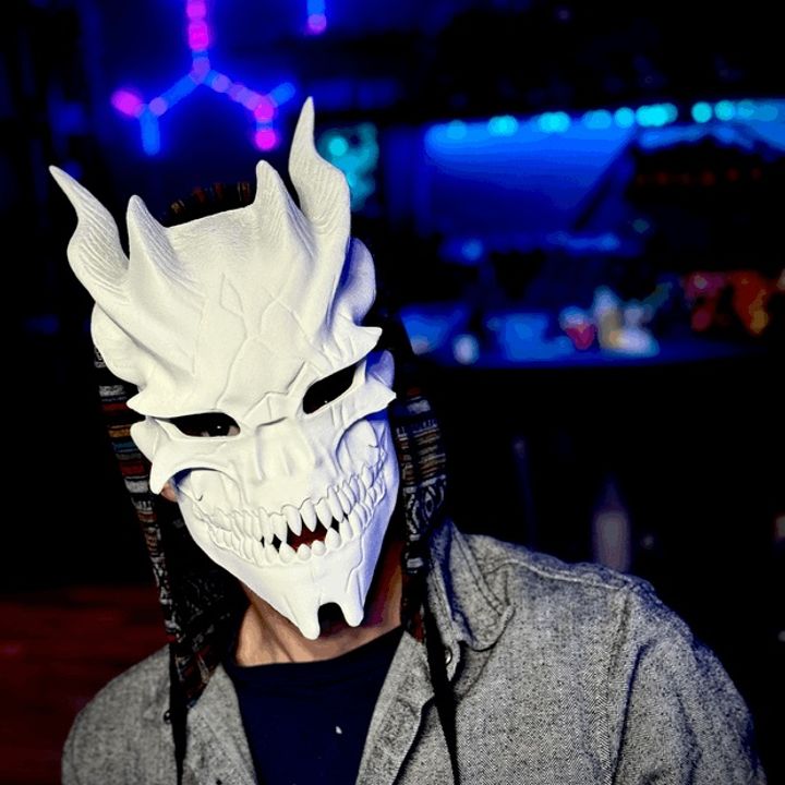 3D Printable Skull mask by Billy Hooper