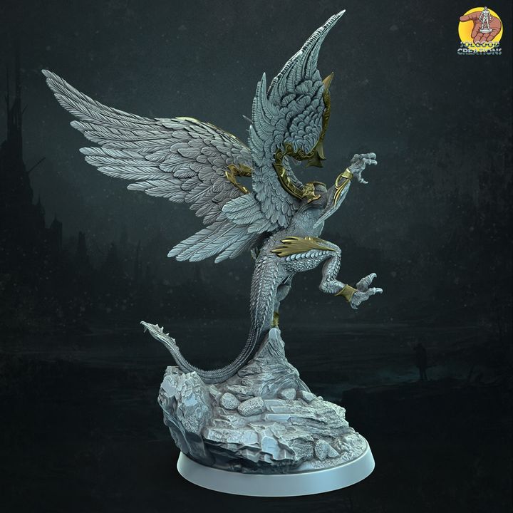 3D Printable Celestothican, the Dragon of Heaven by SolGood Creations