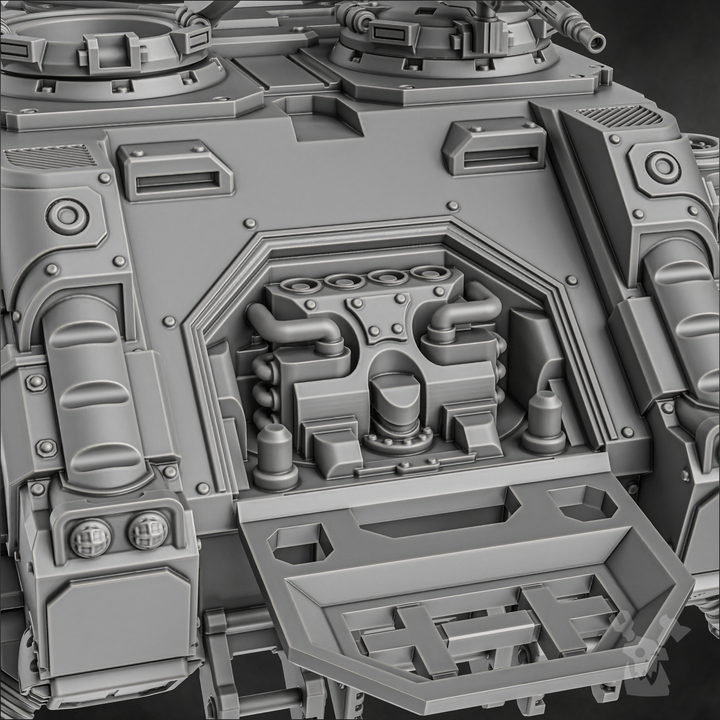 3D Printable Hover APC RP-8 "Rapid Pulsar" by dakkadakka.store