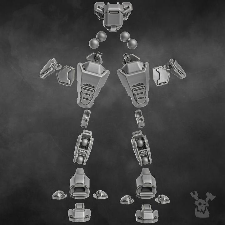 3D Printable Mech Blitz Suit by dakkadakka.store