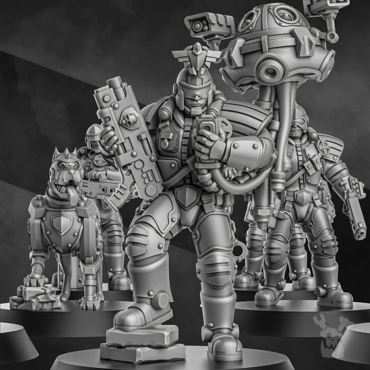 3D Printable Metal Militia Brigade (part 2) by dakkadakka.store