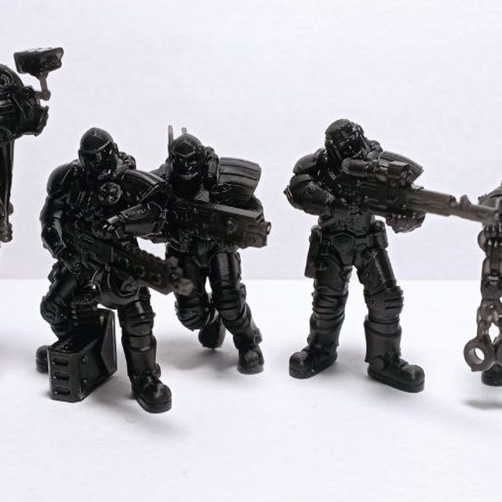 3D Printable Metal Militia Brigade (part 2) by dakkadakka.store