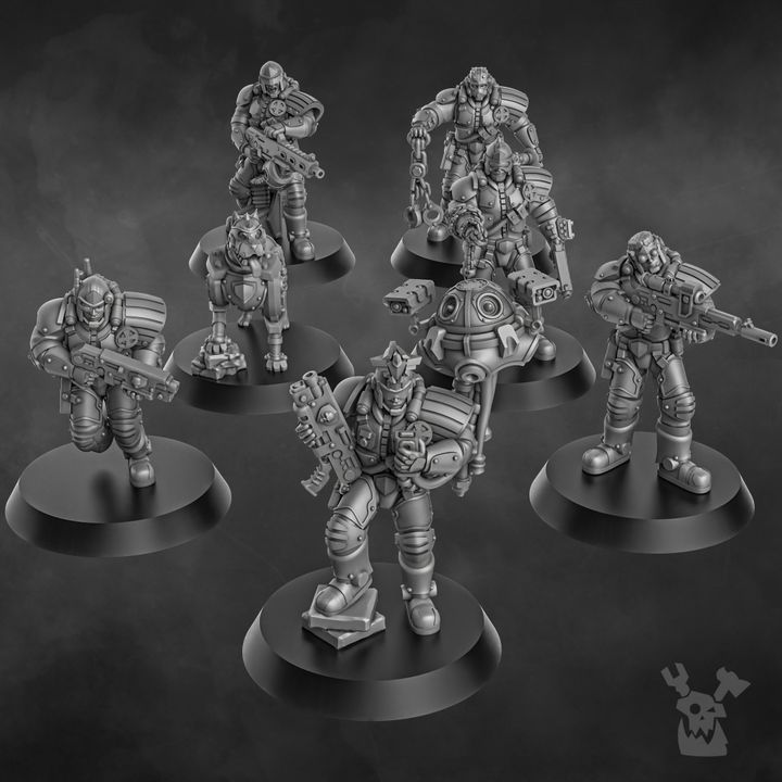 3D Printable Metal Militia Brigade (part 2) by dakkadakka.store