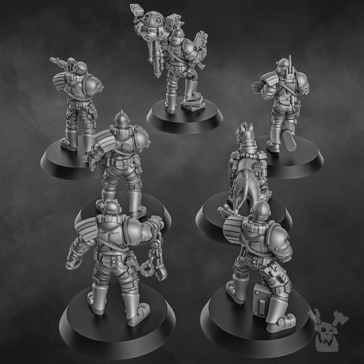 3D Printable Metal Militia Brigade (part 2) by dakkadakka.store
