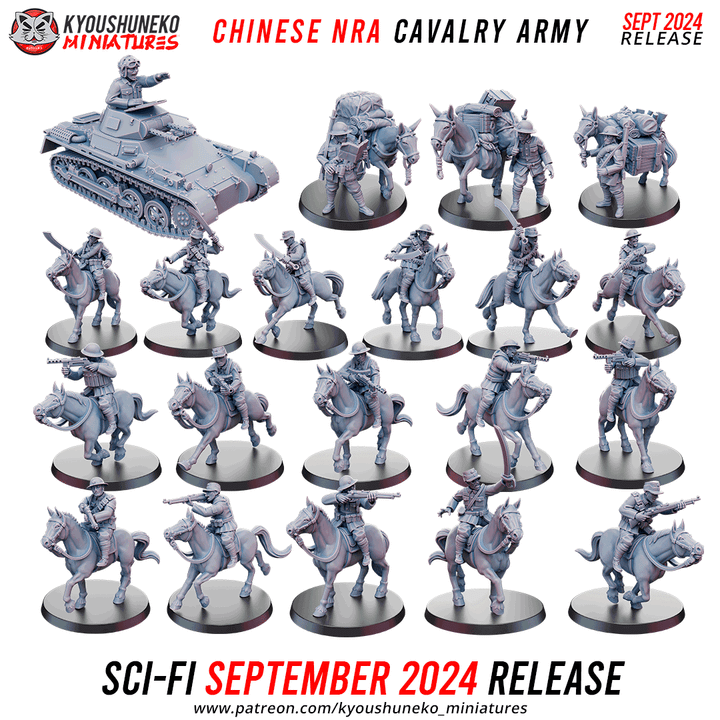 3D Printable September 2024 Sci-Fi Release - Chinese NRA Army ww2 by ...