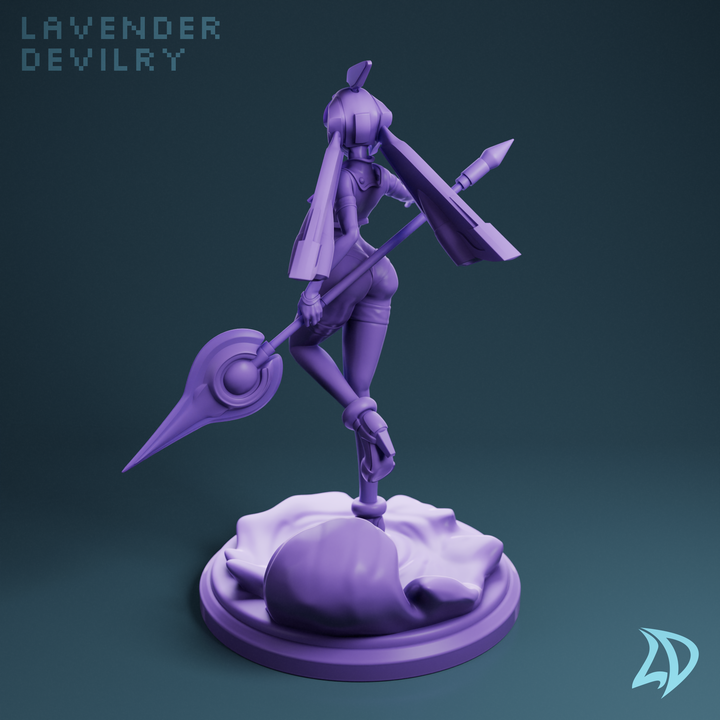 3D Printable Robot Fairy Codename Leviathan by Lavender Devilry