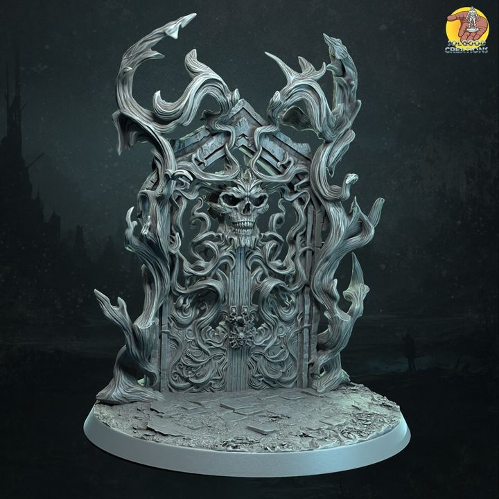 3D Printable Terrain - Hell Gates 01 (FDM) by SolGood Creations