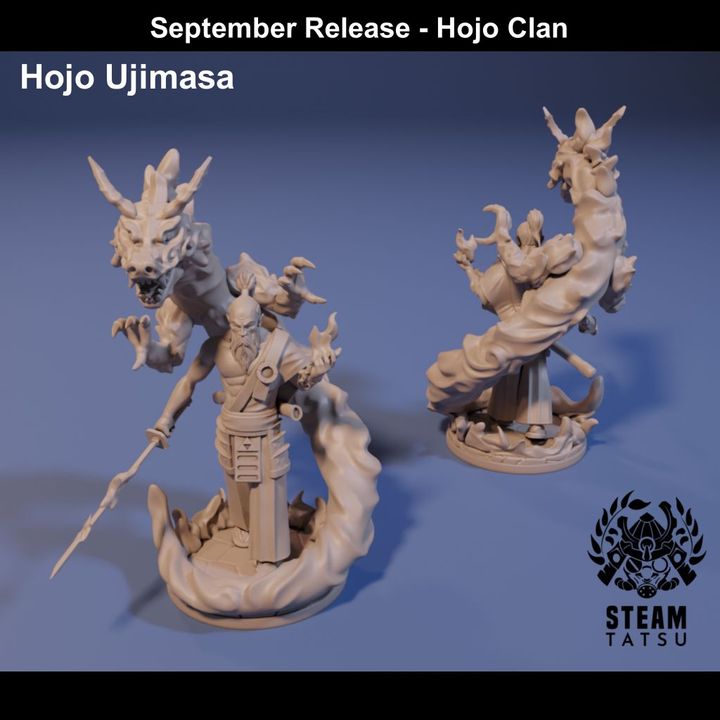 3D Printable Hojo Ujimasa by Steam Tatsu