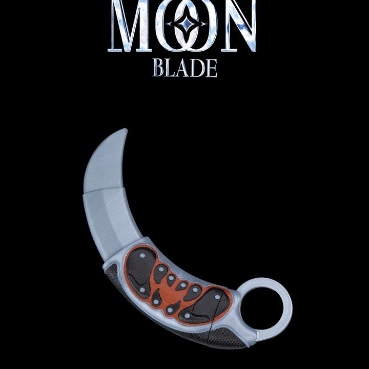 3D Printable Moon Blade by Stlflix