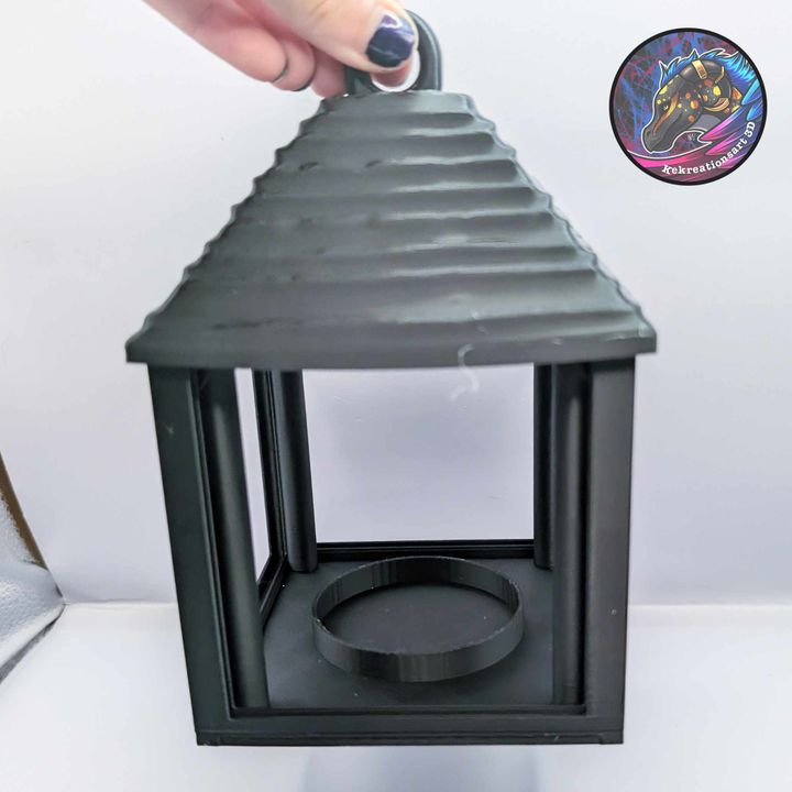 3D Printable Spooky Lantern by Kirsten M