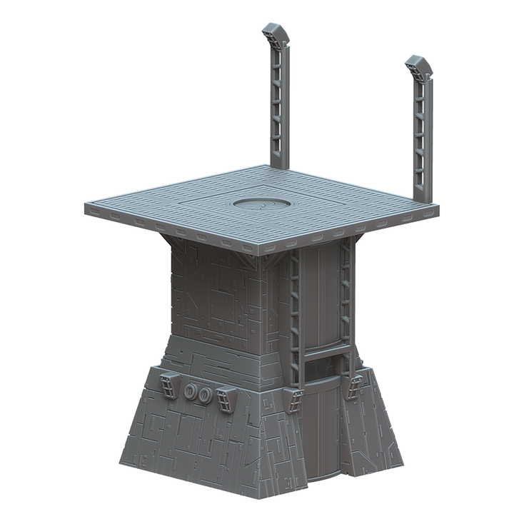 3D Printable Elevated Landing Pad by Multiverse