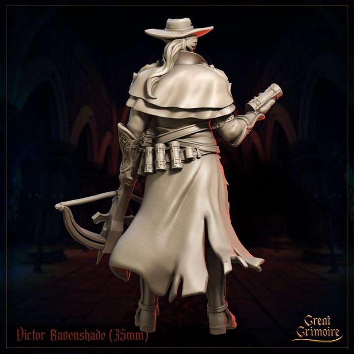 3D Printable Victor Ravenshade by Great Grimoire