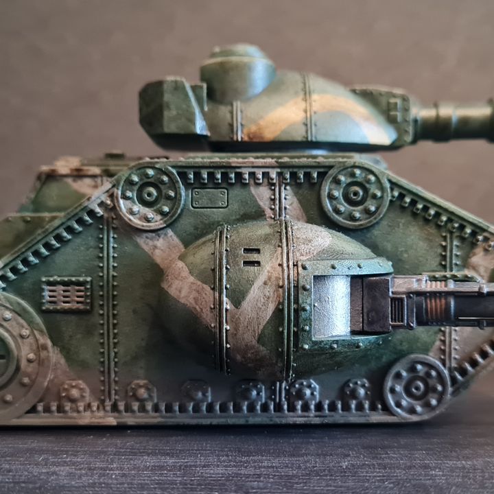 3D Printable Bastion Main battle tank by Lee McColl