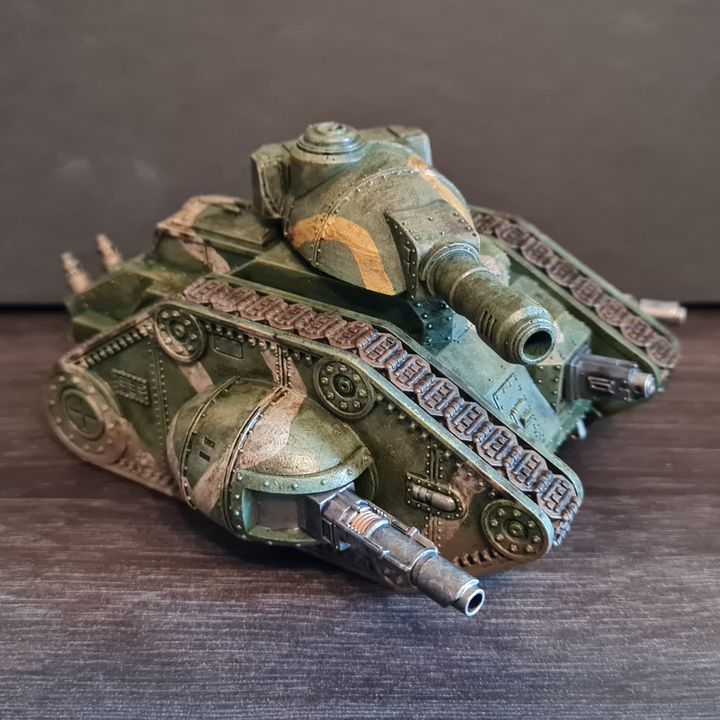 3D Printable Bastion Main battle tank by Lee McColl
