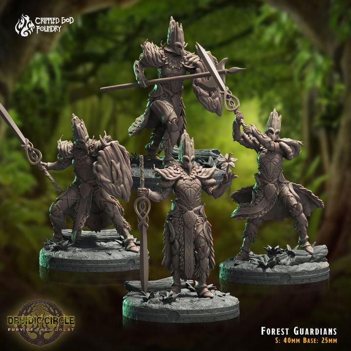3D Printable Forest Guardians by Crippled God Foundry