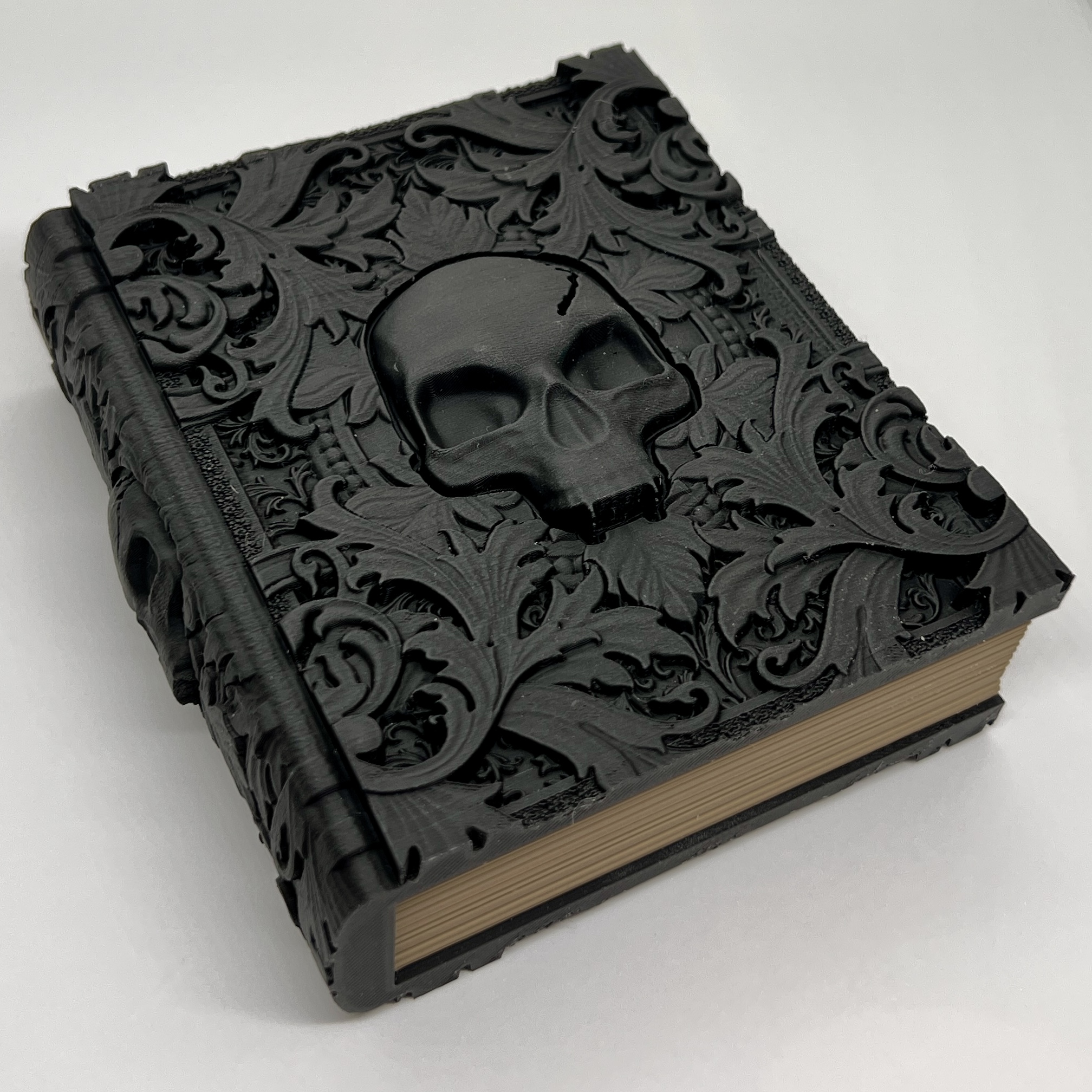 3D Printable Death Magic Tome - Perfect for storing cards, dice, minis ...