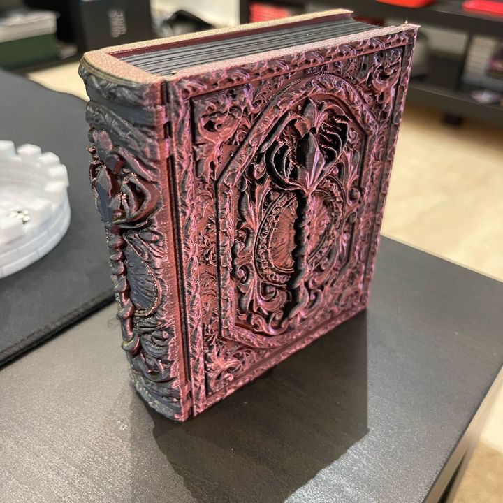 3D Print of Druid Tome - Perfect for storing cards, dice, minis and ...