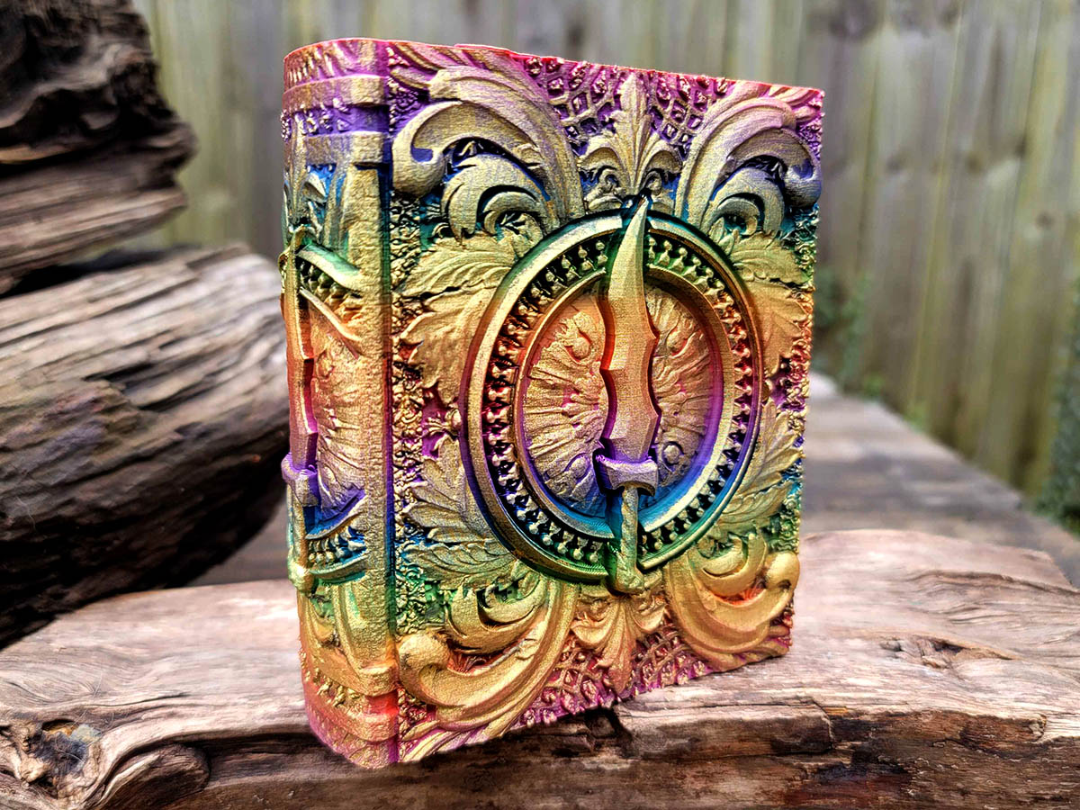 3D Printable Rogue Tome - Perfect for storing cards, dice, minis and ...