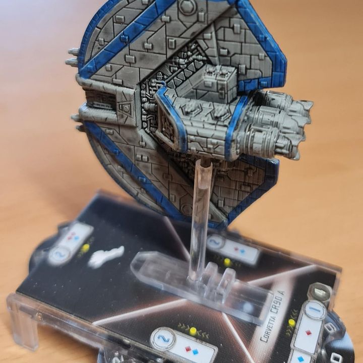 3D Printable CIS Diamond Corvette by Slightly Used SpaceShips Yard ...
