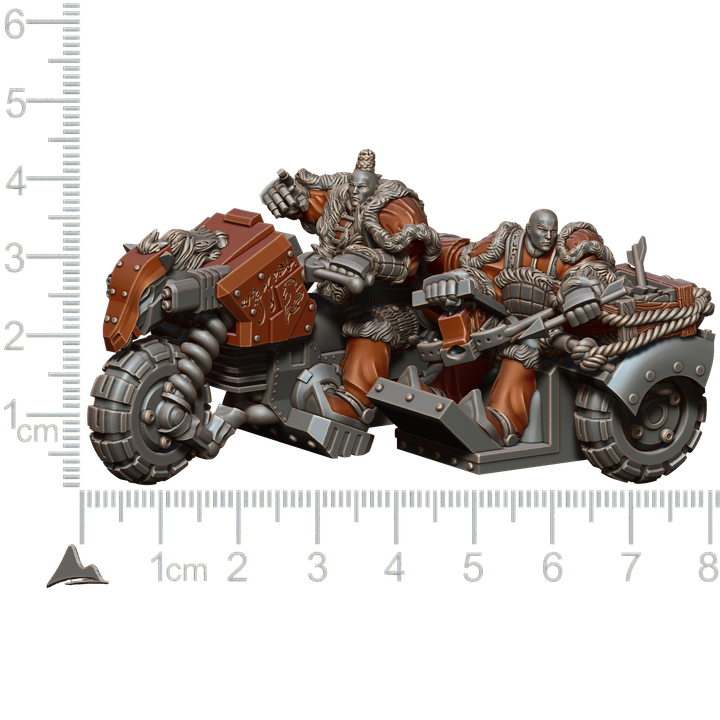 3D Printable 031 DAIXIYA Tengri Heavy Riders of White Riders with Scar ...