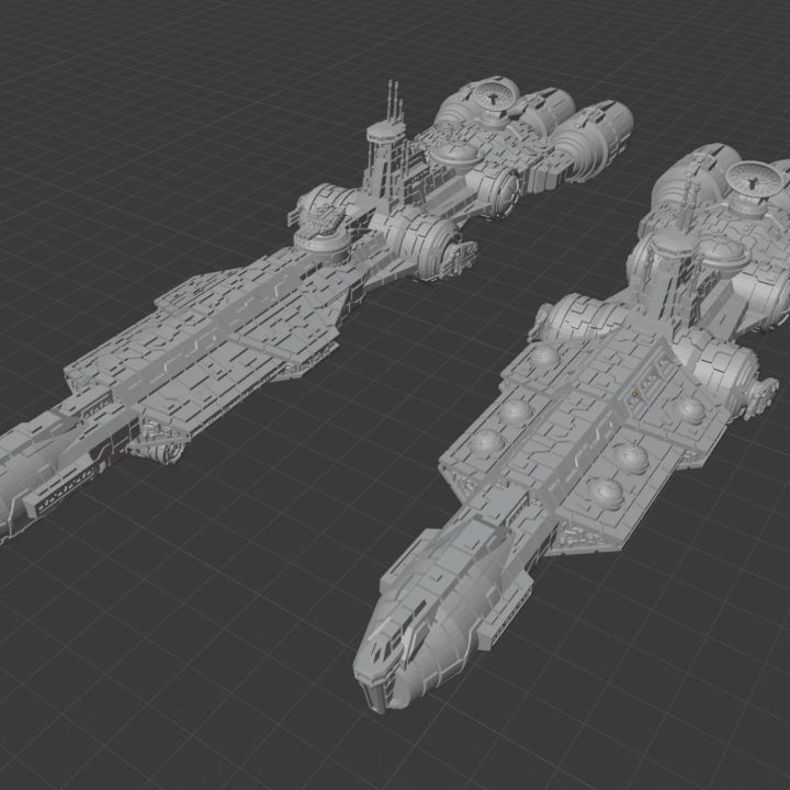 3D Printable Corellian CD-710 Destroyer + Interdictor Variant by ...