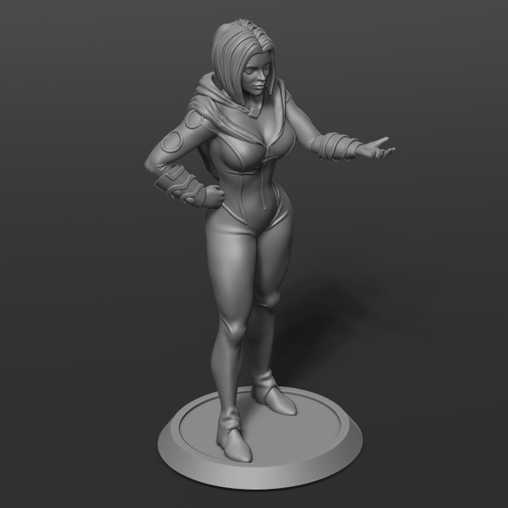 3D Printable Phantom Lady by TX Terrain Express