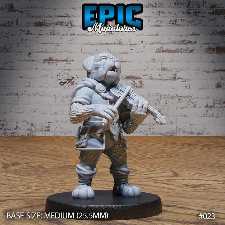 3D Printable Dog Tribe Set / Dogfolk / Hound Folk Warrior / Paw Fighter ...