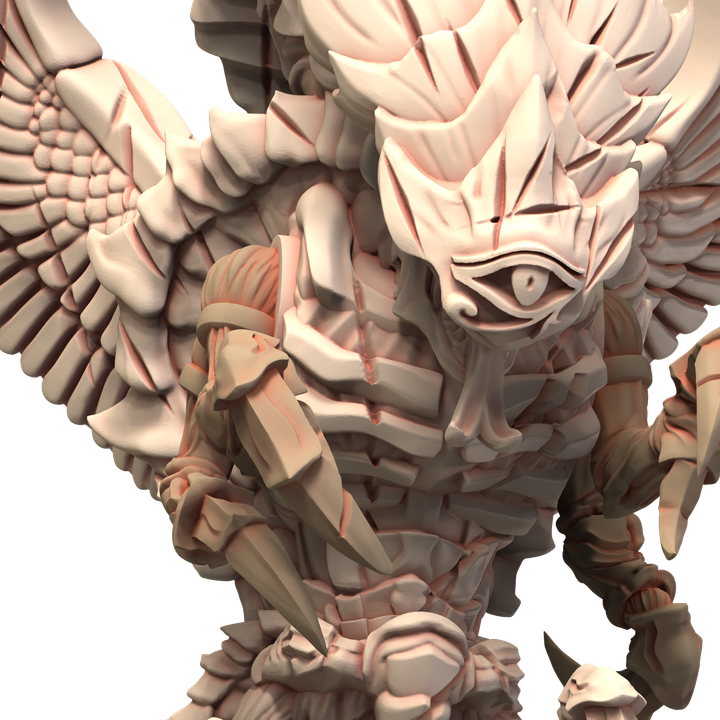 3D Printable 032 SERKET Zoarket Sand Alien Monster by Printerra Studios