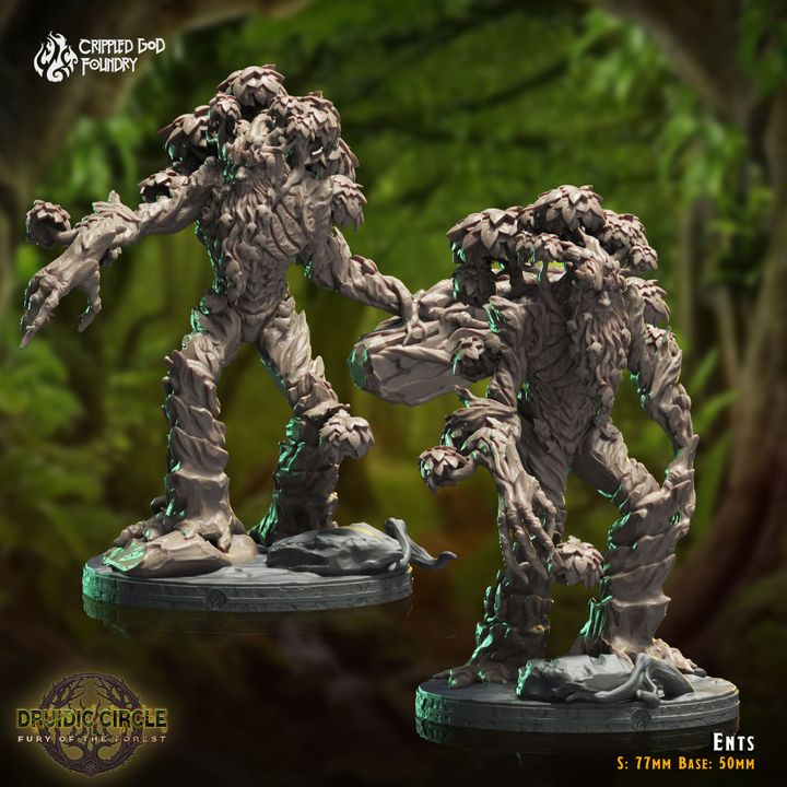 3D Printable Ents by Crippled God Foundry