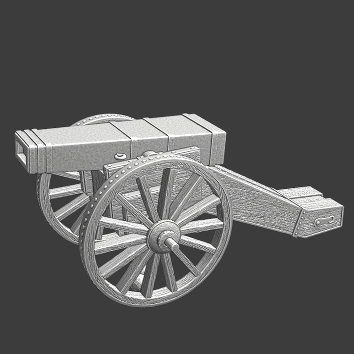 3D Printable Cannon with cardesque charge - infantry killer by Northern ...