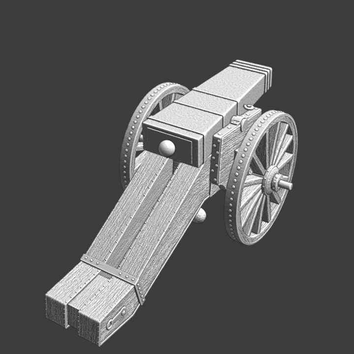 3D Printable Cannon with cardesque charge - infantry killer by Northern ...