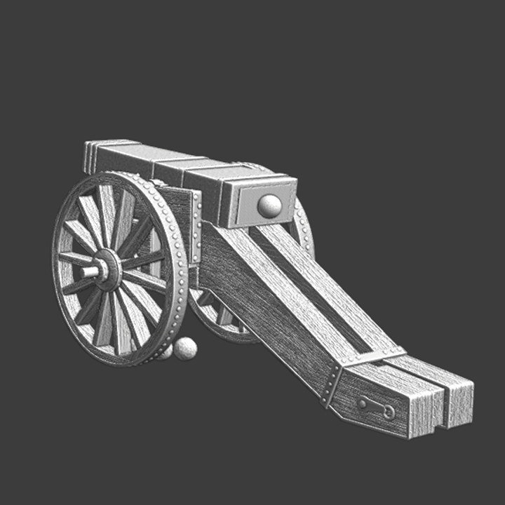 3D Printable Cannon with cardesque charge - infantry killer by Northern ...