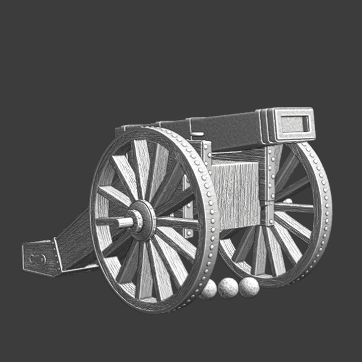 3D Printable Cannon with cardesque charge - infantry killer by Northern ...