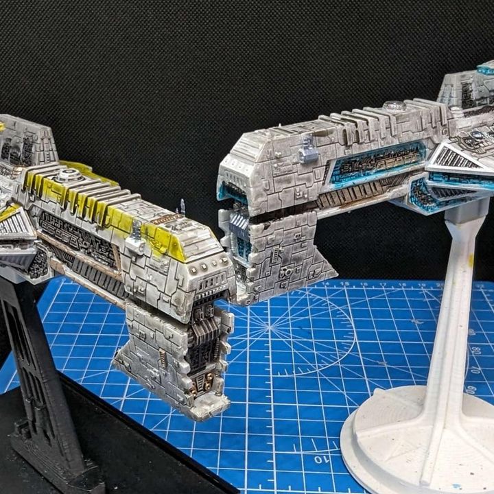 3D Printable Mandalorian Keldabe Battleship by Slightly Used SpaceShips ...