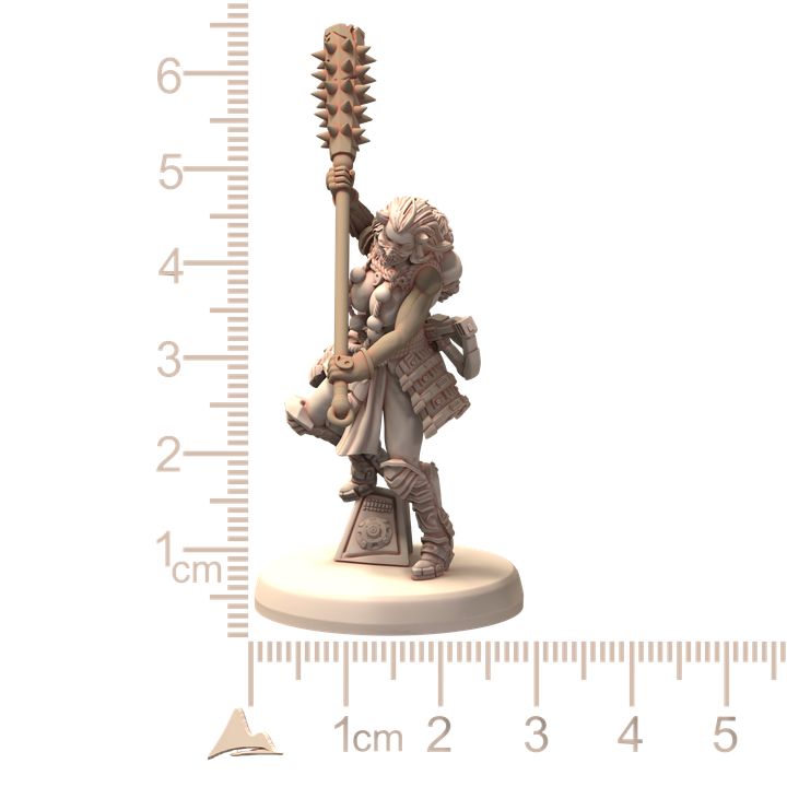 3D Printable 034 TECHNOPUNK CyberOnis Space Oni Female Samurai Scifi ...