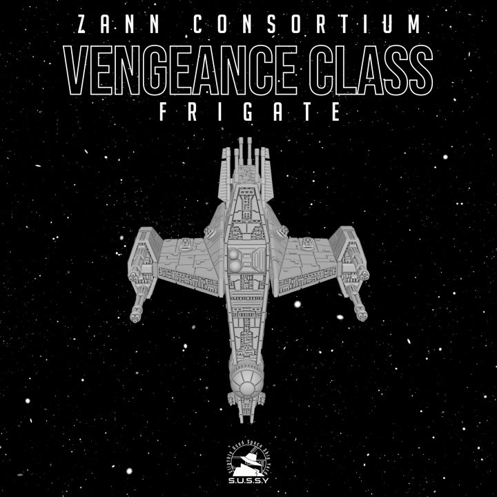 3D Printable Vengeance Frigate - Zann Consortium by Slightly Used ...
