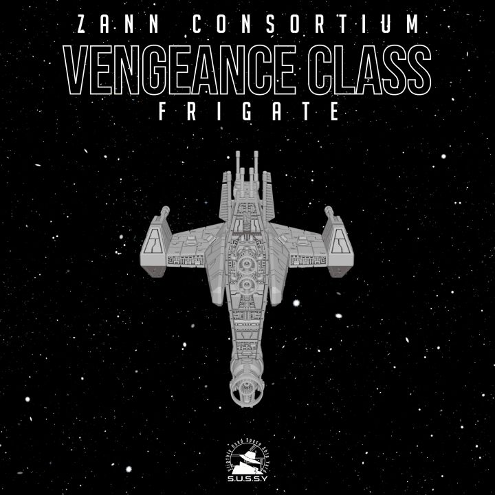 3D Printable Vengeance Frigate - Zann Consortium by Slightly Used ...