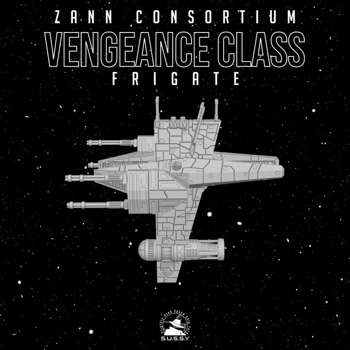 3D Printable Vengeance Frigate - Zann Consortium by Slightly Used ...