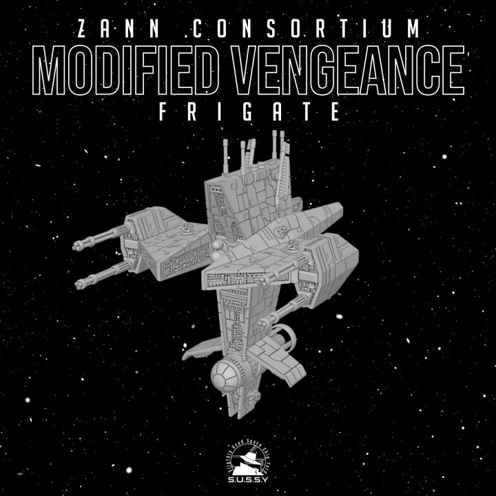 3D Printable Vengeance Frigate - Zann Consortium by Slightly Used ...