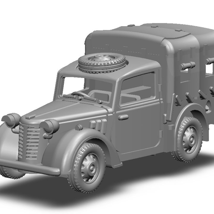 3D Printable Austin 10 Tilly (UK, WW2) by Wargame3d
