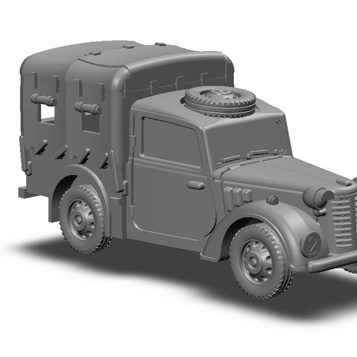 3D Printable Austin 10 Tilly (UK, WW2) by Wargame3d
